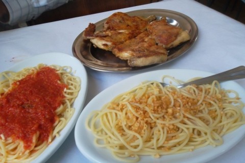 Frango prensado no Don Nicola